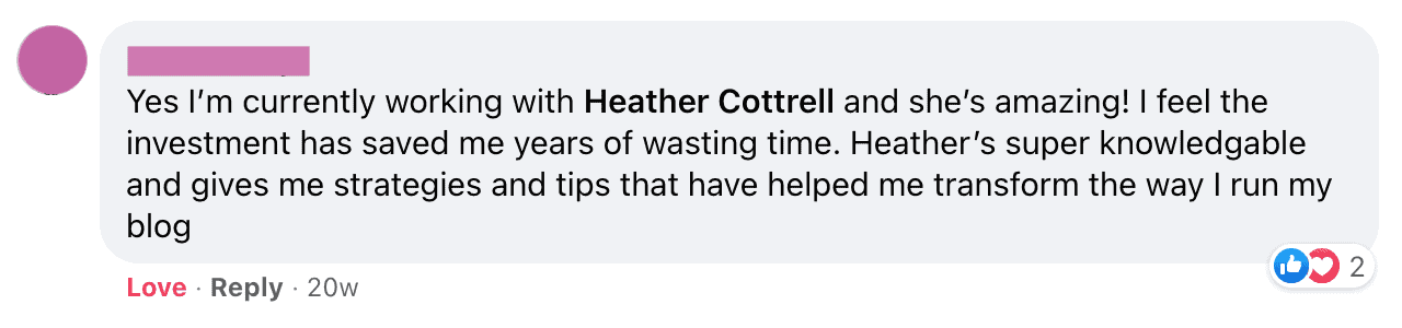 Private Coaching with Heather Cottrell - for Health Coaches & Wellness Pros